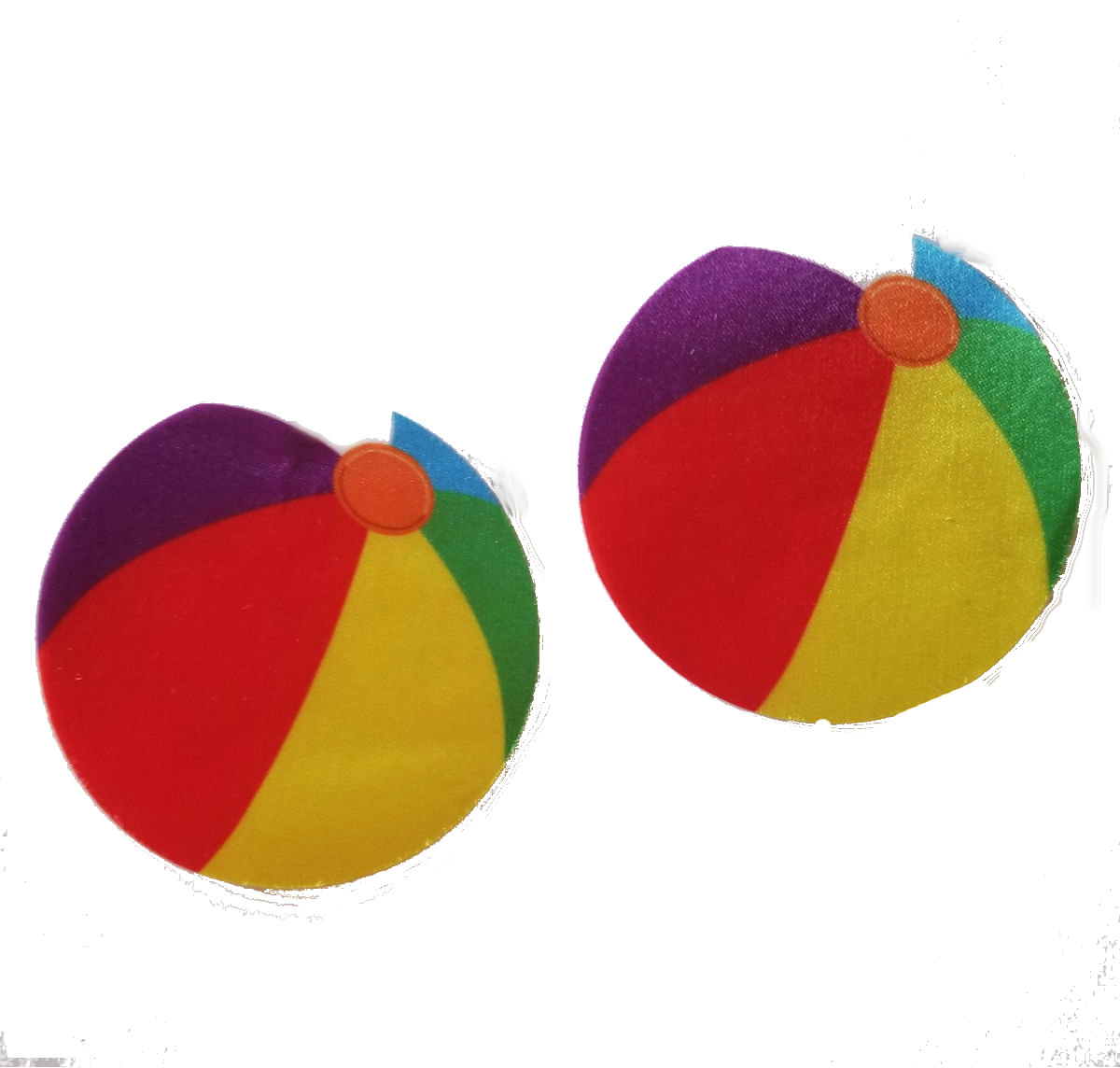 Colorful Beach Ball Pasties – Sheer Swim
