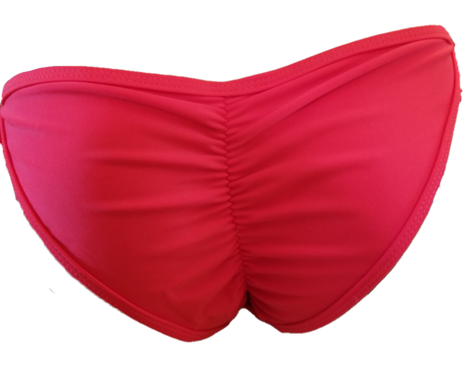 Not-Sheer Red Bikini Bottoms - Comfortable Tie-Side Swimwear – Sheer Swim